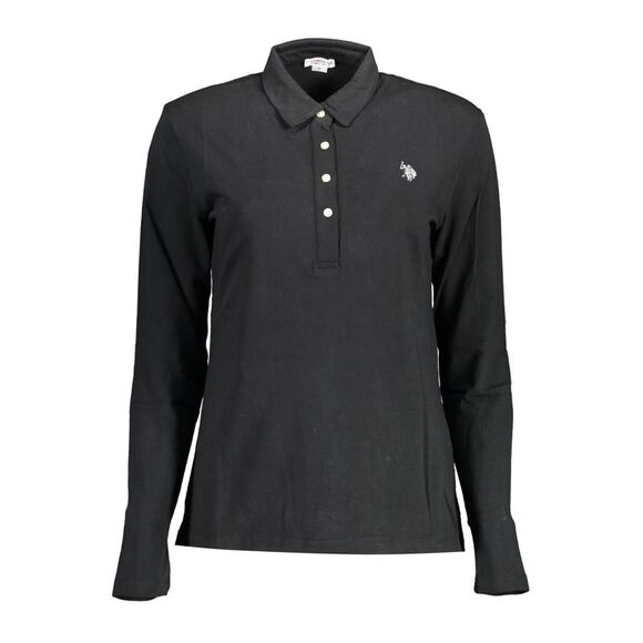 U.S. Polo Assn. | Tops | Us Polo Assn Women Black Polo Shirts | Poshmark